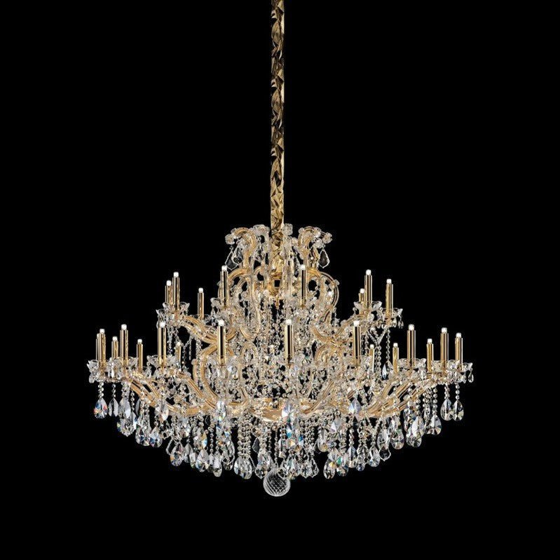 Classical Maria Theresa 15-60 Light Crystal Glass Chandelier - Camilalamps