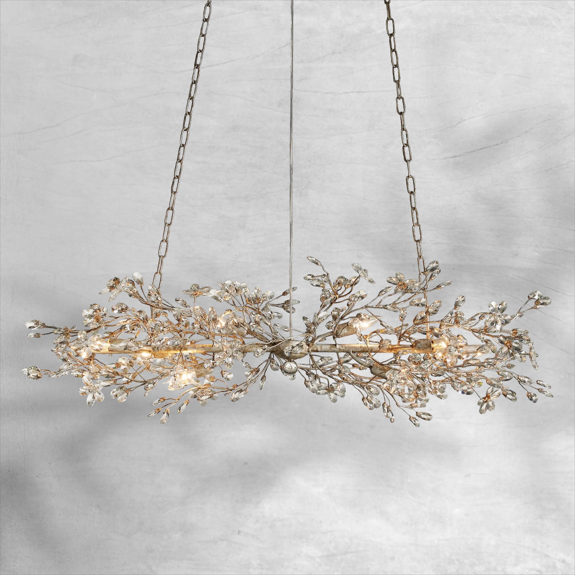 Fiore Linear Chandelier 43"51"68" - Camilalamps