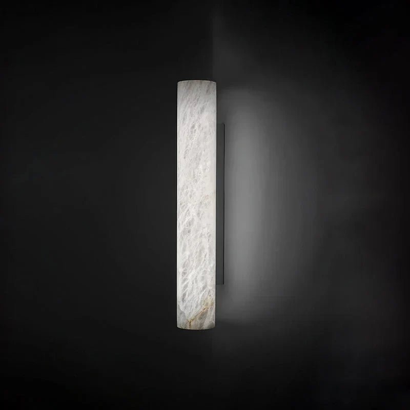 Garron Modern Alabaster Linear Wall Sconce - Camilalamps