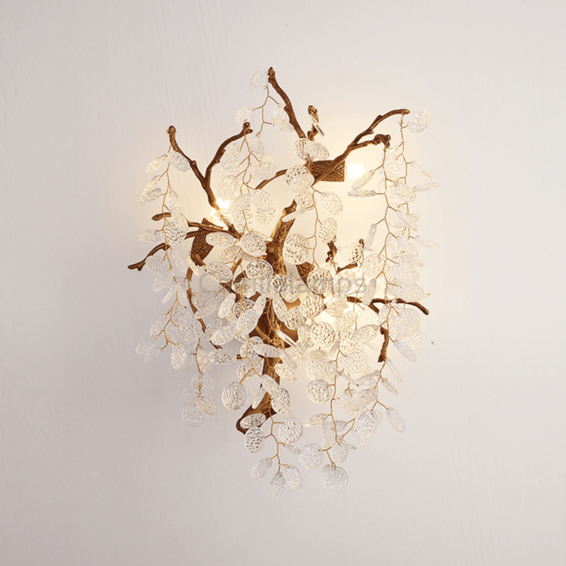 Thirza Branch Crystal Wall Sconce - Camilalamps